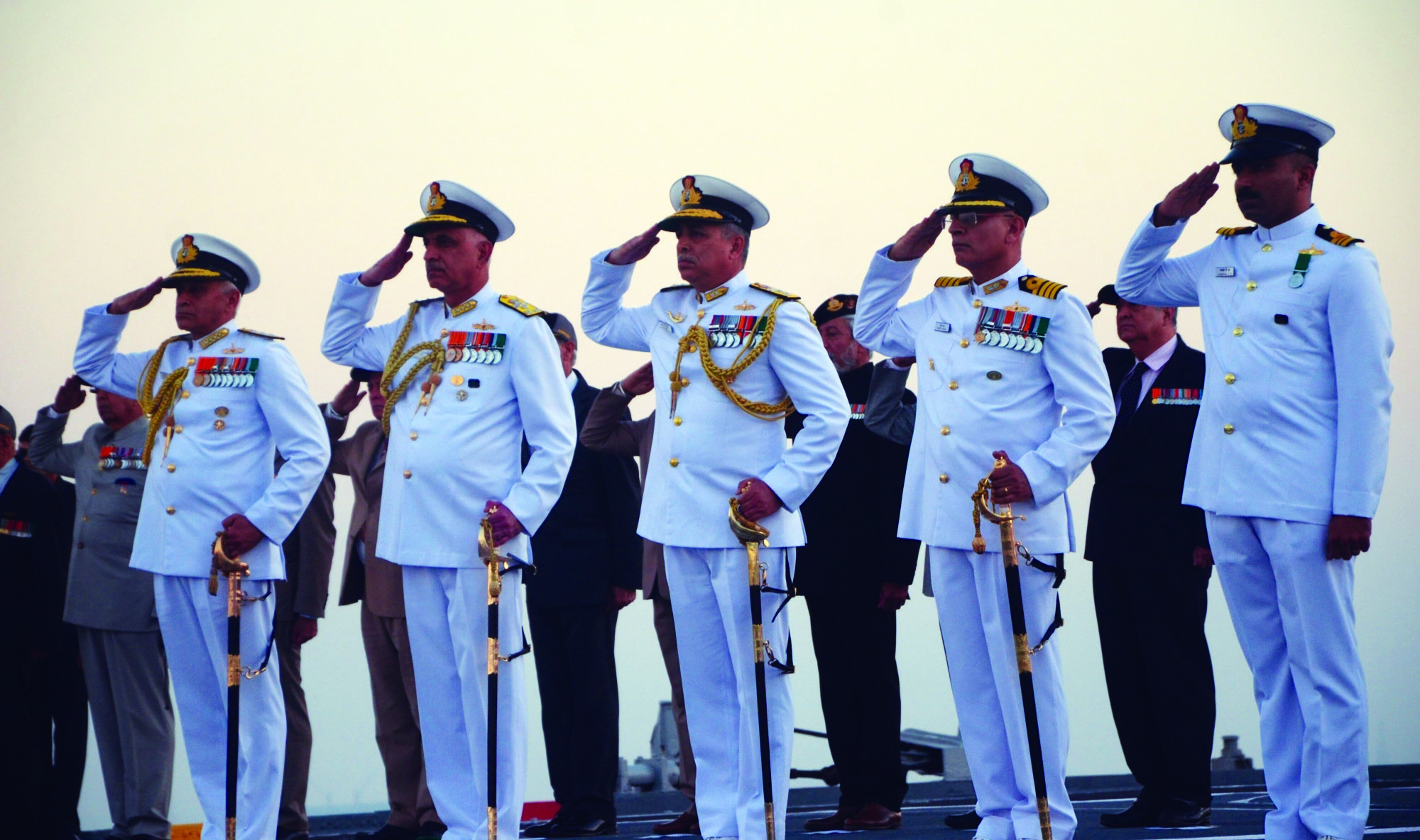 Naval officers get nostalgic as Viraat sails into history - The Sunday ...